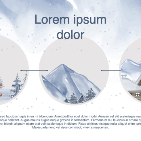 Snow Cartoon Powerpoint Template | Master Bundles