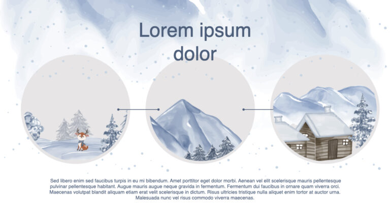 Snow Cartoon Powerpoint Template – MasterBundles