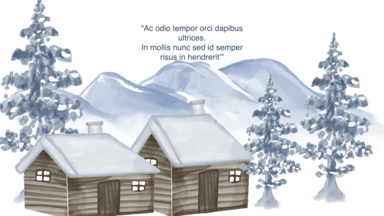 Snow Cartoon Powerpoint Template – MasterBundles