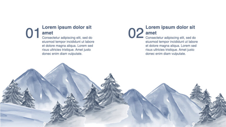 Snow Cartoon Powerpoint Template – MasterBundles