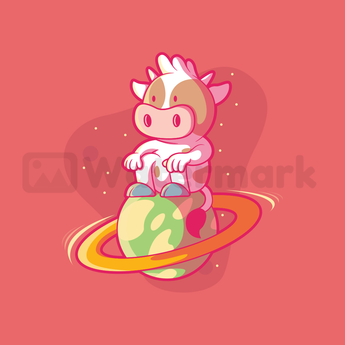 Space Cow - MasterBundles