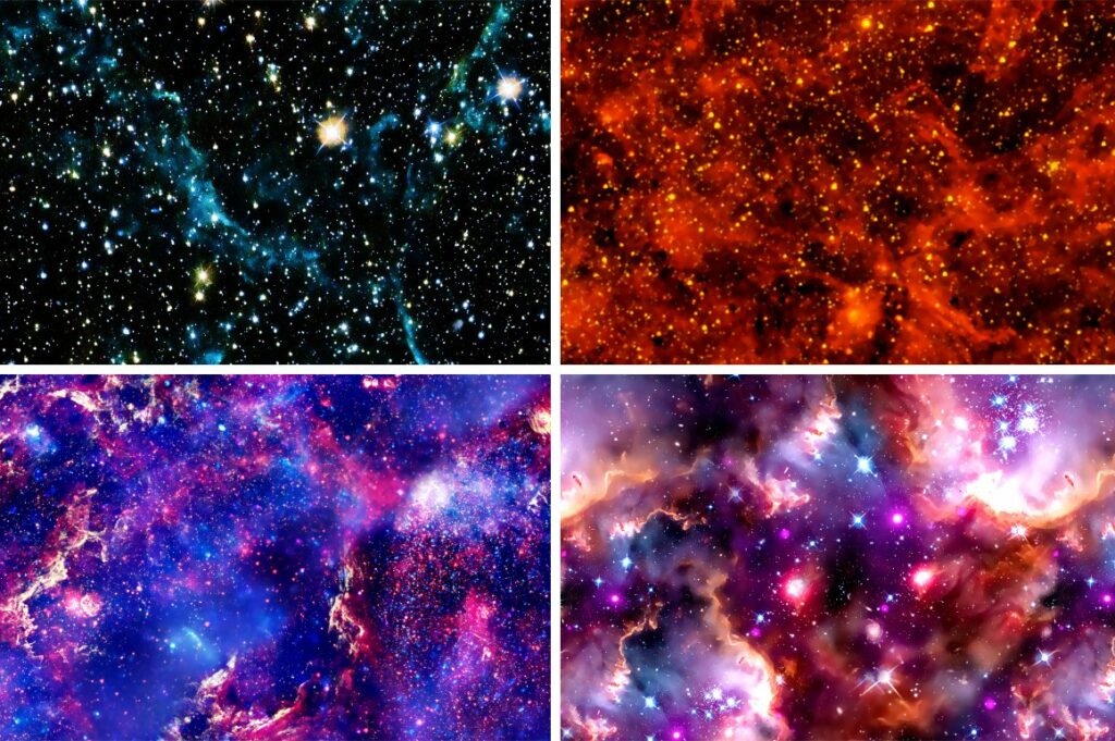 60 Space Patterns Bundle – MasterBundles