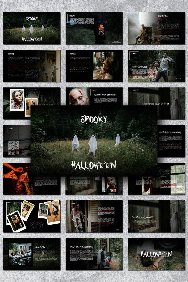 Spooky Halloween Template Powerpoint – MasterBundles