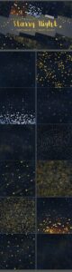 Starry Night Digital Paper – MasterBundles