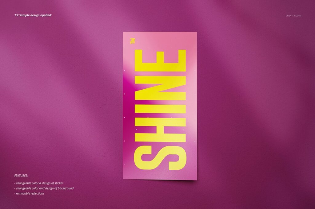 Sticker Generator Mockup Set Masterbundles