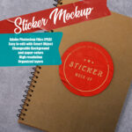 Sticker Mockup | Master Bundles