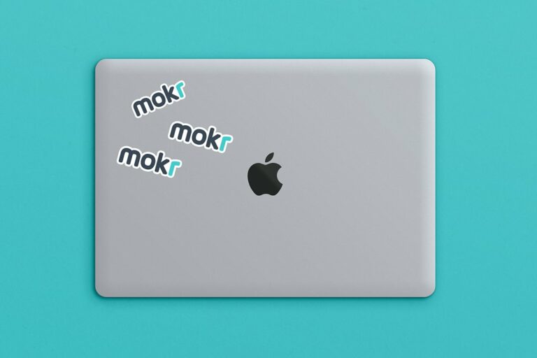 Realistic Sticker Mockup – MasterBundles
