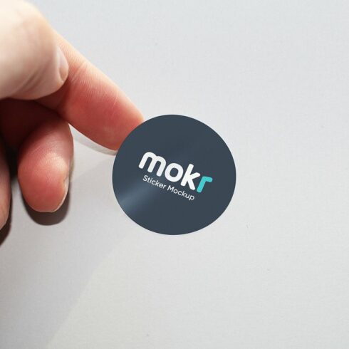 Realistic Sticker Mockup | Master Bundles