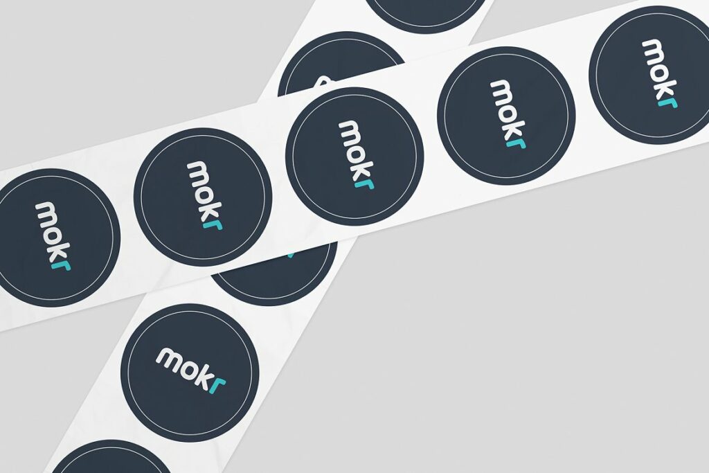 Realistic Sticker Mockup – MasterBundles