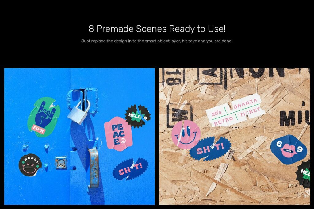 Sticker Mockups - Shape Generator – MasterBundles