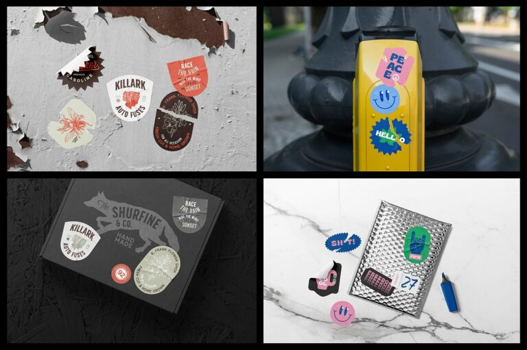 Sticker Mockups - Shape Generator – MasterBundles