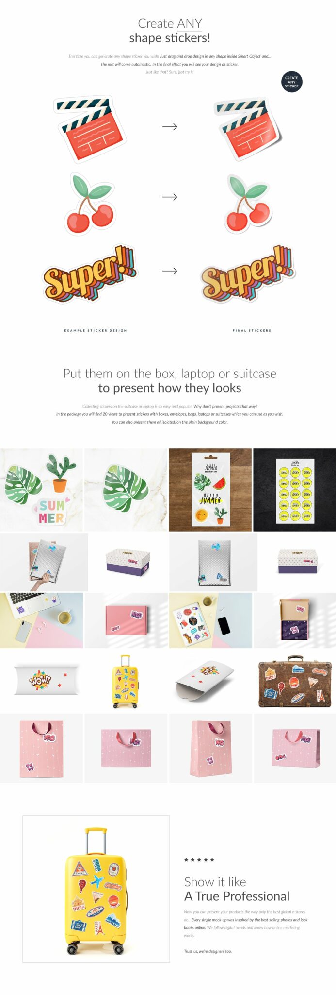 Sticker Shape Creator 20Xmockups – MasterBundles