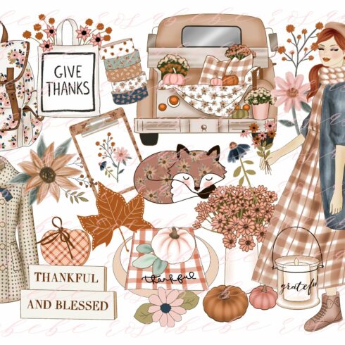 Thanksgiving Clipart – MasterBundles