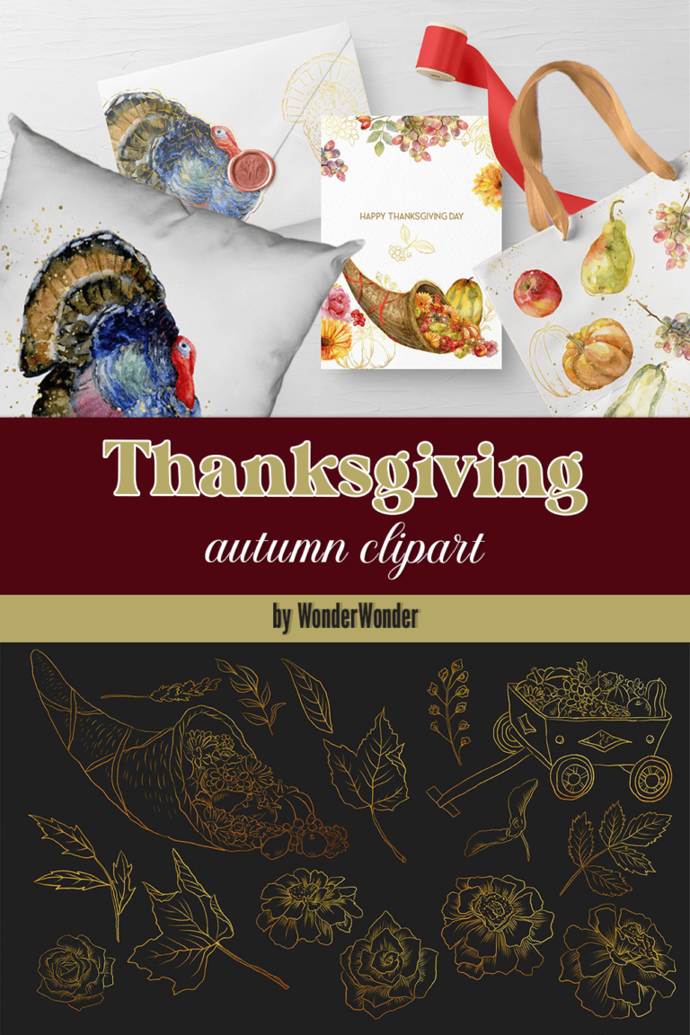 Thanksgiving Autumn Clipart – MasterBundles
