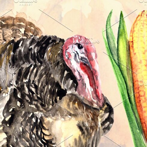 Give Thanks - Watercolor Clipart Set | MasterBundles