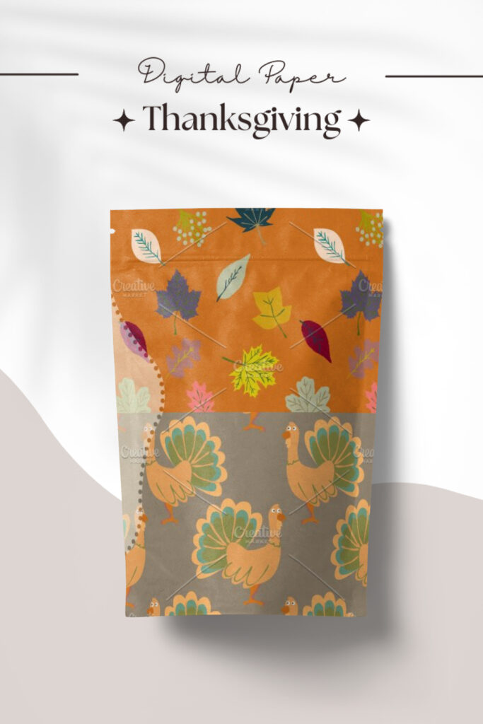 Thanksgiving Digital Paper – MasterBundles
