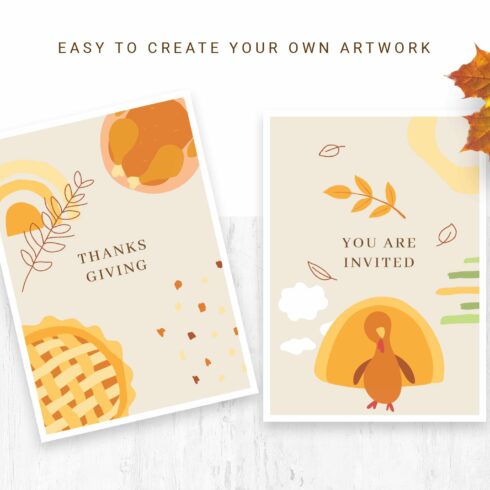 Thanksgiving Vector Graphics Pack | Master Bundles