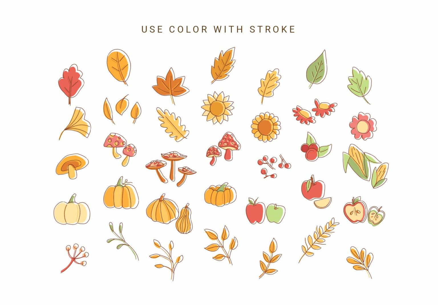Thanksgiving Vector Graphics Pack – MasterBundles