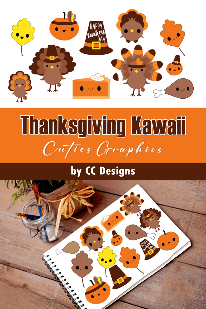 Thanksgiving Kawaii Cuties Graphics – MasterBundles