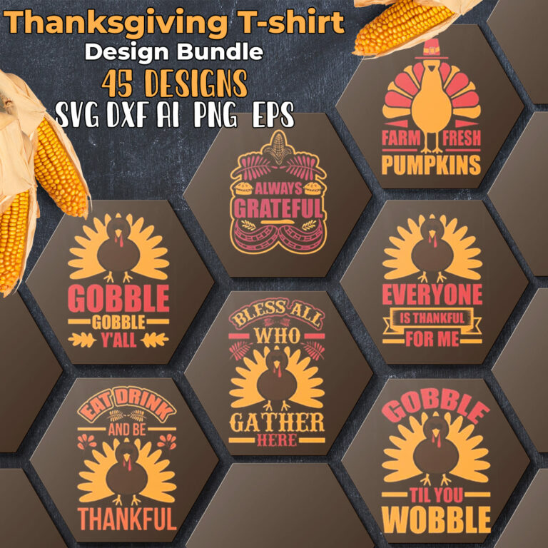 Retro Thanksgiving SVG Bundle - MasterBundles