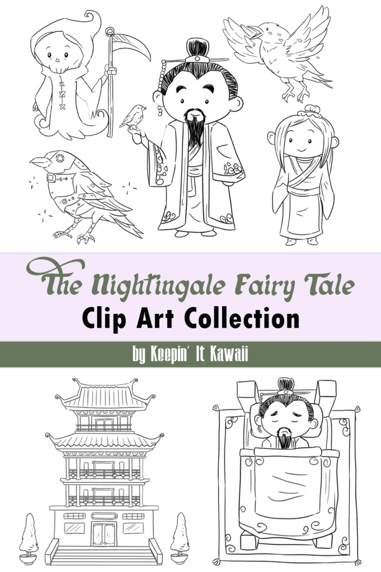 The Nightingale Fairy Tale Clip Art Collection – MasterBundles