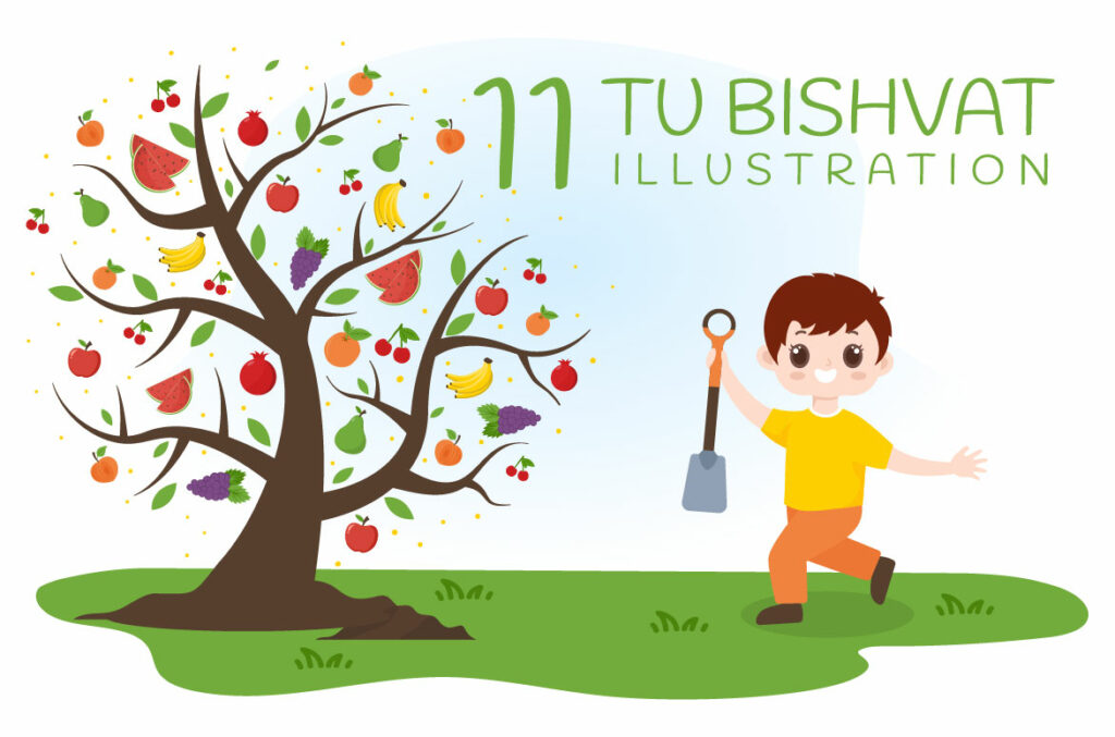 11 Happy Tu BiShvat Illustration - MasterBundles