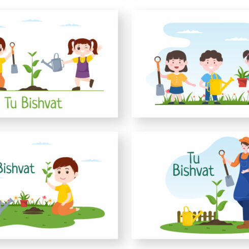 11 Happy Tu BiShvat Illustration | MasterBundles