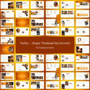 Turkey - Happy Thanksgiving Keynote Template – MasterBundles