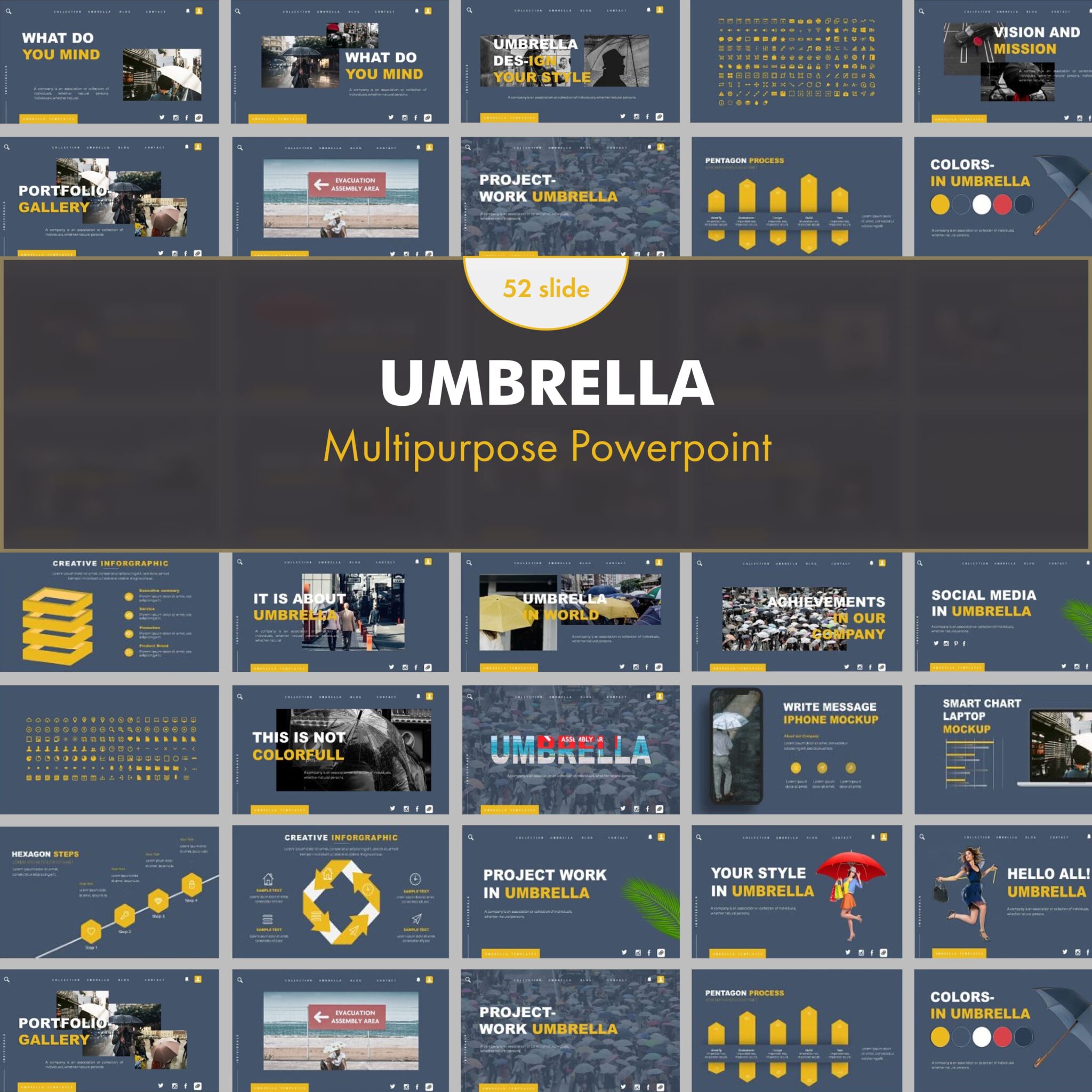 Umbrella | Multipurpose Powerpoint – MasterBundles