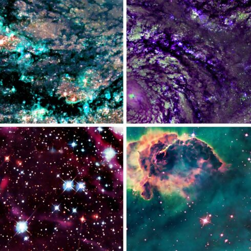 60 Space Patterns Bundle | MasterBundles