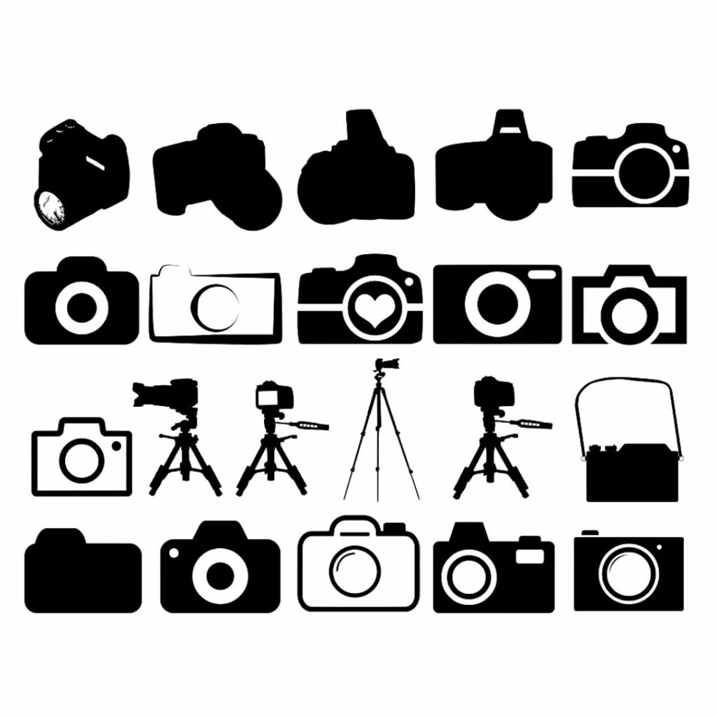 Camera Silhouette Bundle - MasterBundles