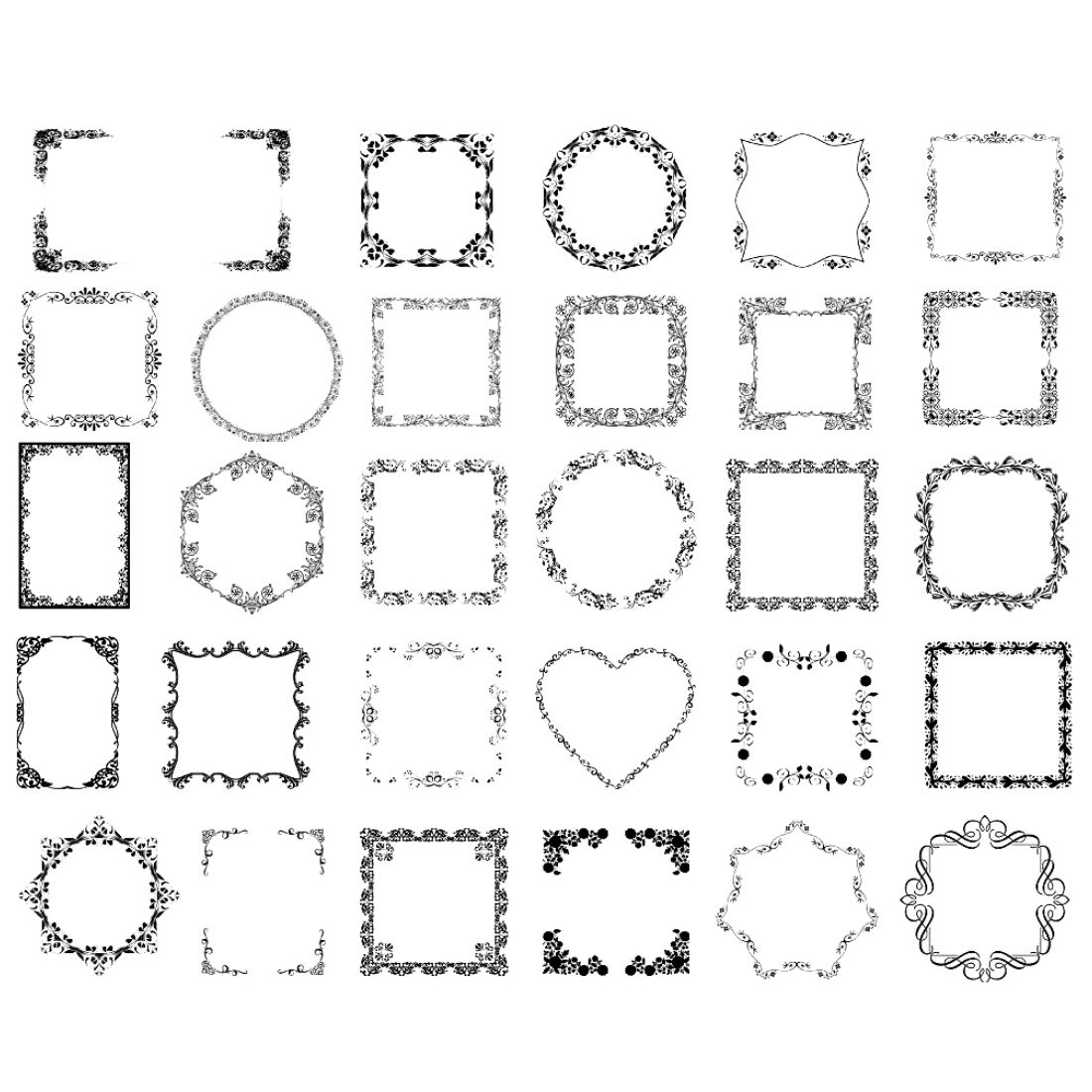 Frame Silhouette Bundles - MasterBundles