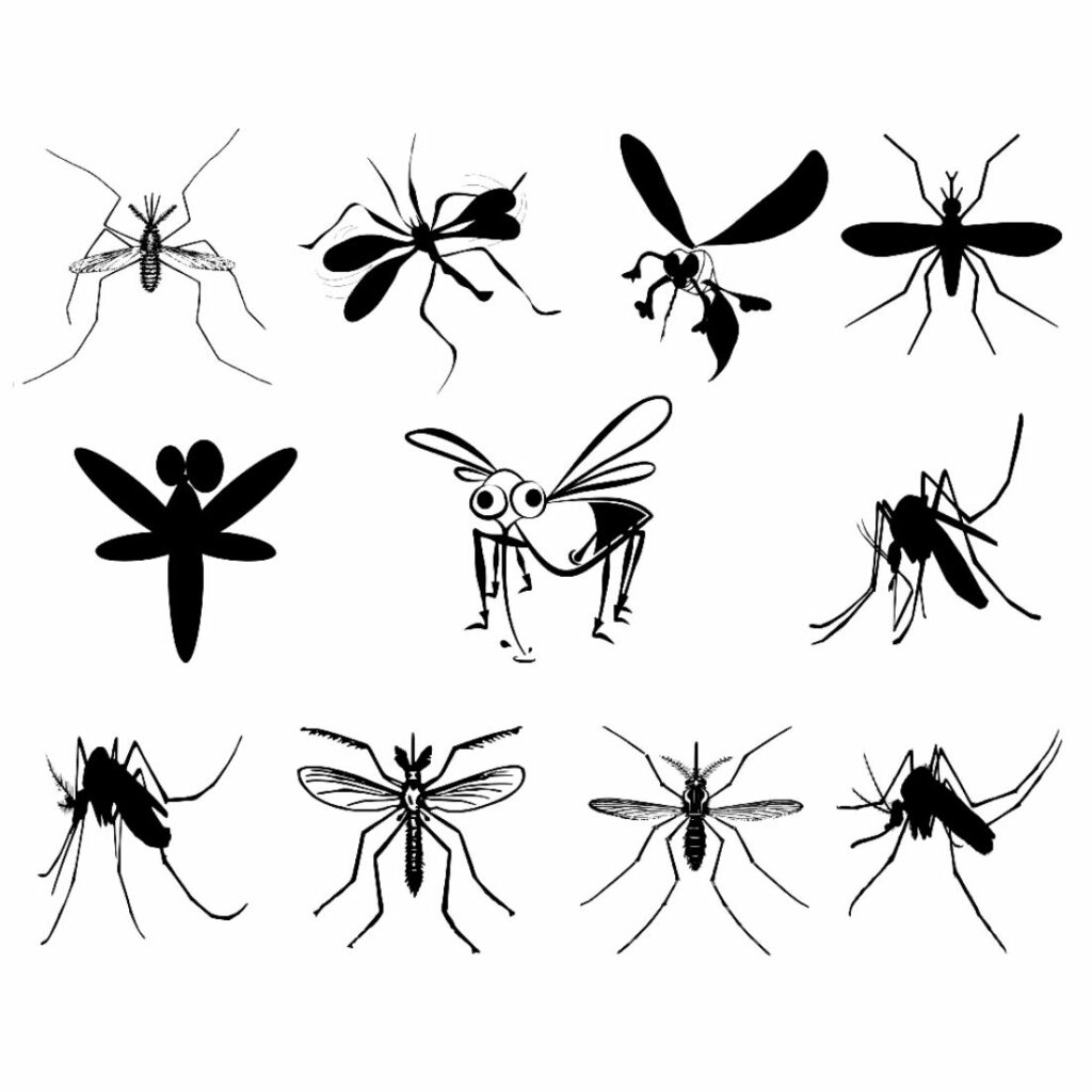 Mosquito Silhouette Bundle - MasterBundles