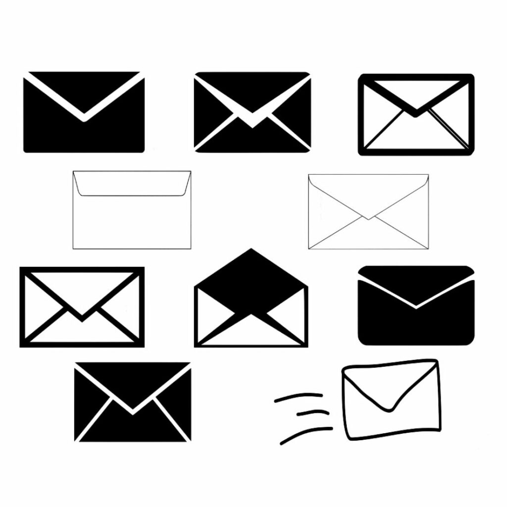 Envelope Silhouette Bundles - MasterBundles