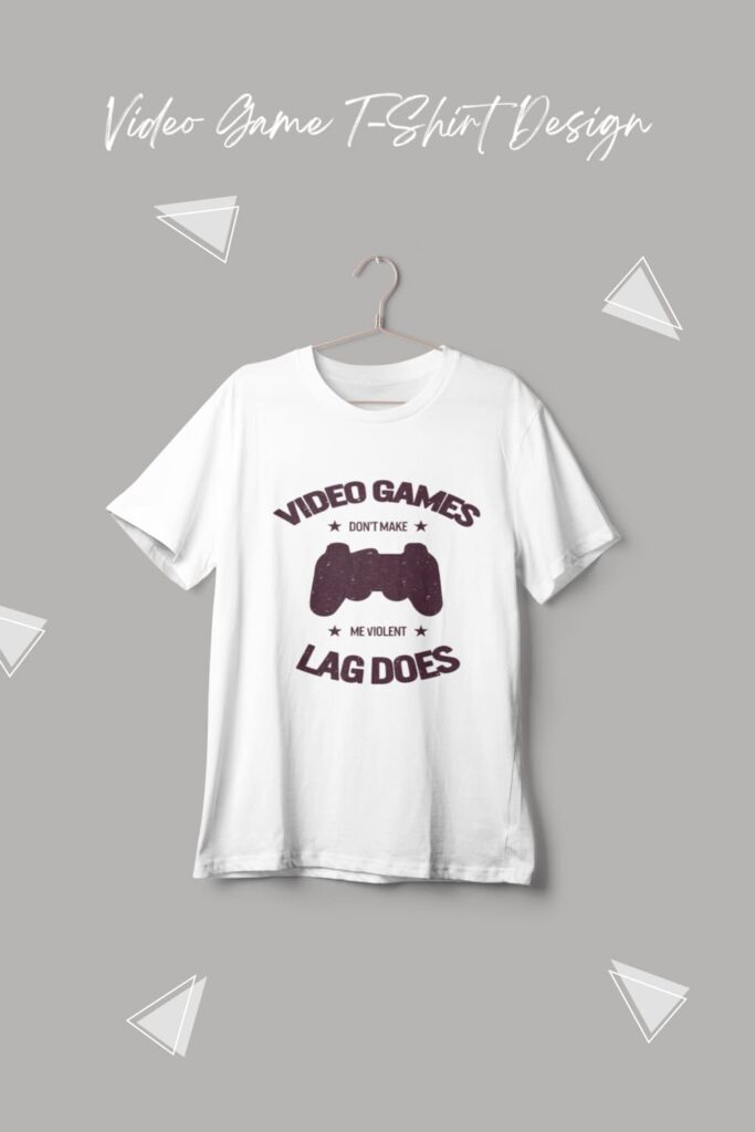 Video Game T-Shirt Design – MasterBundles