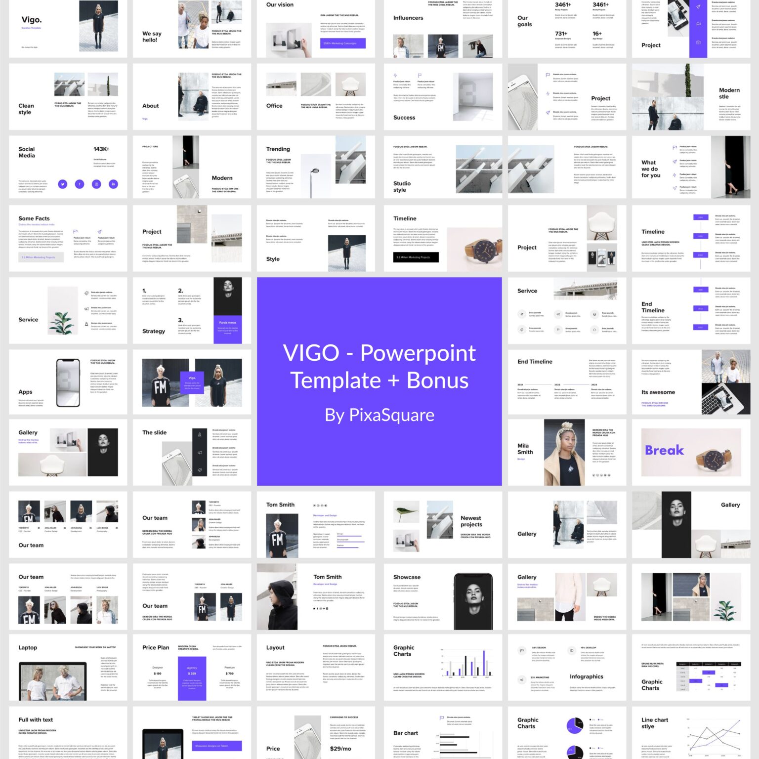 MURO - Powerpoint Template + Bonus | Master Bundles