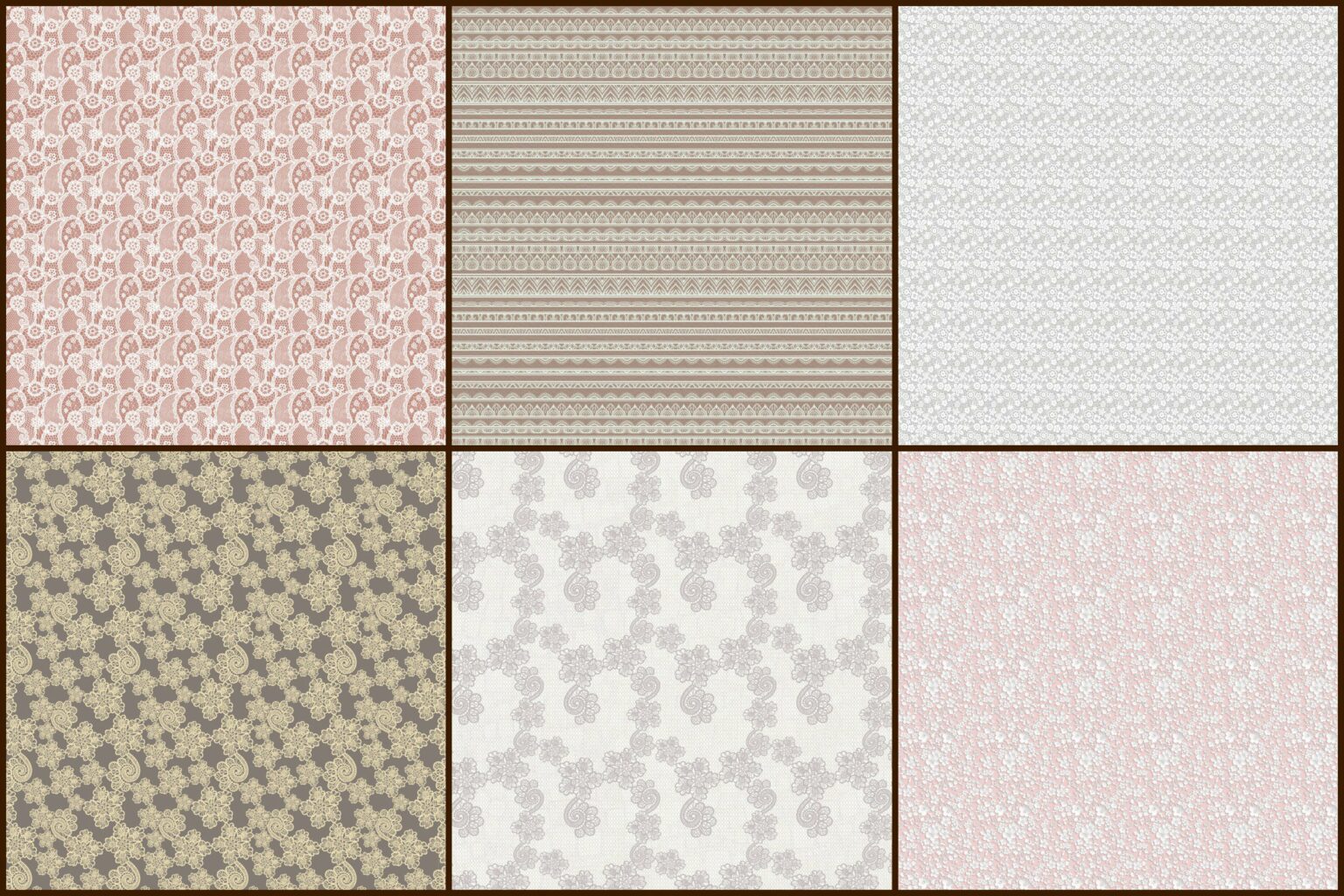 Vintage Lace Digital Papers, Shabby Chic Backgrounds – MasterBundles