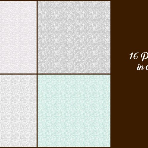 Vintage Lace Digital Papers, Shabby Chic Backgrounds | Master Bundles