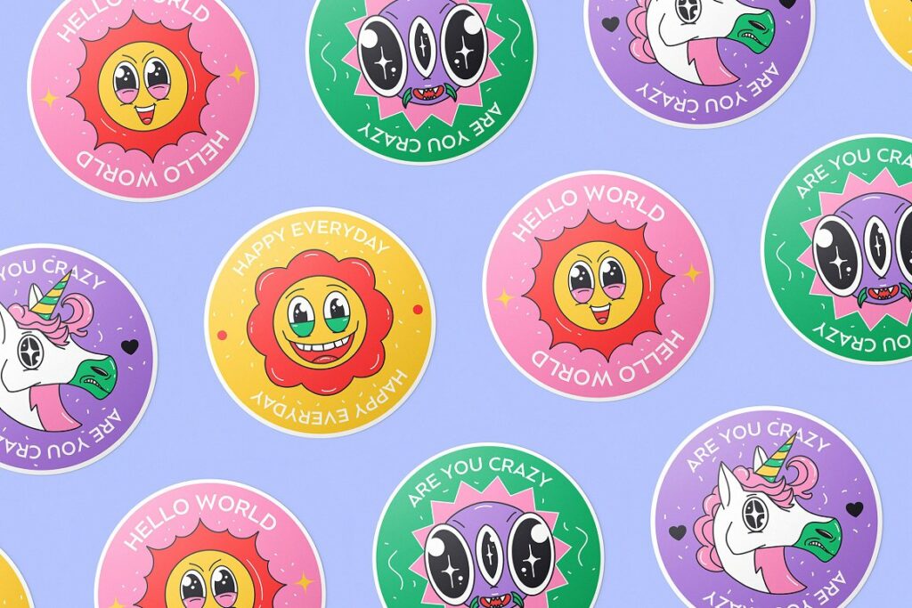 Vinyl Stickers Mockup Bundle – MasterBundles