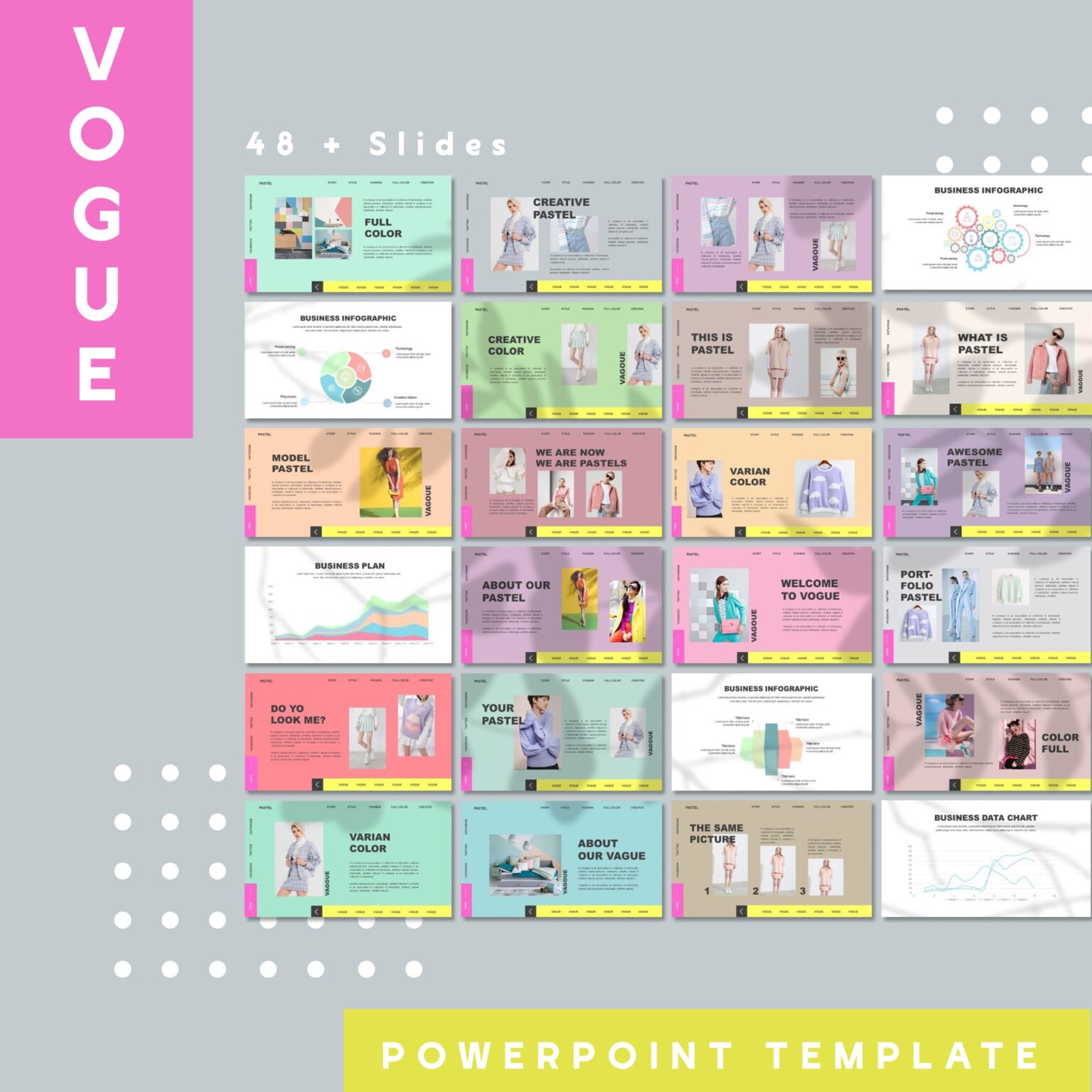 VOGUE | Powerpoint Template – MasterBundles