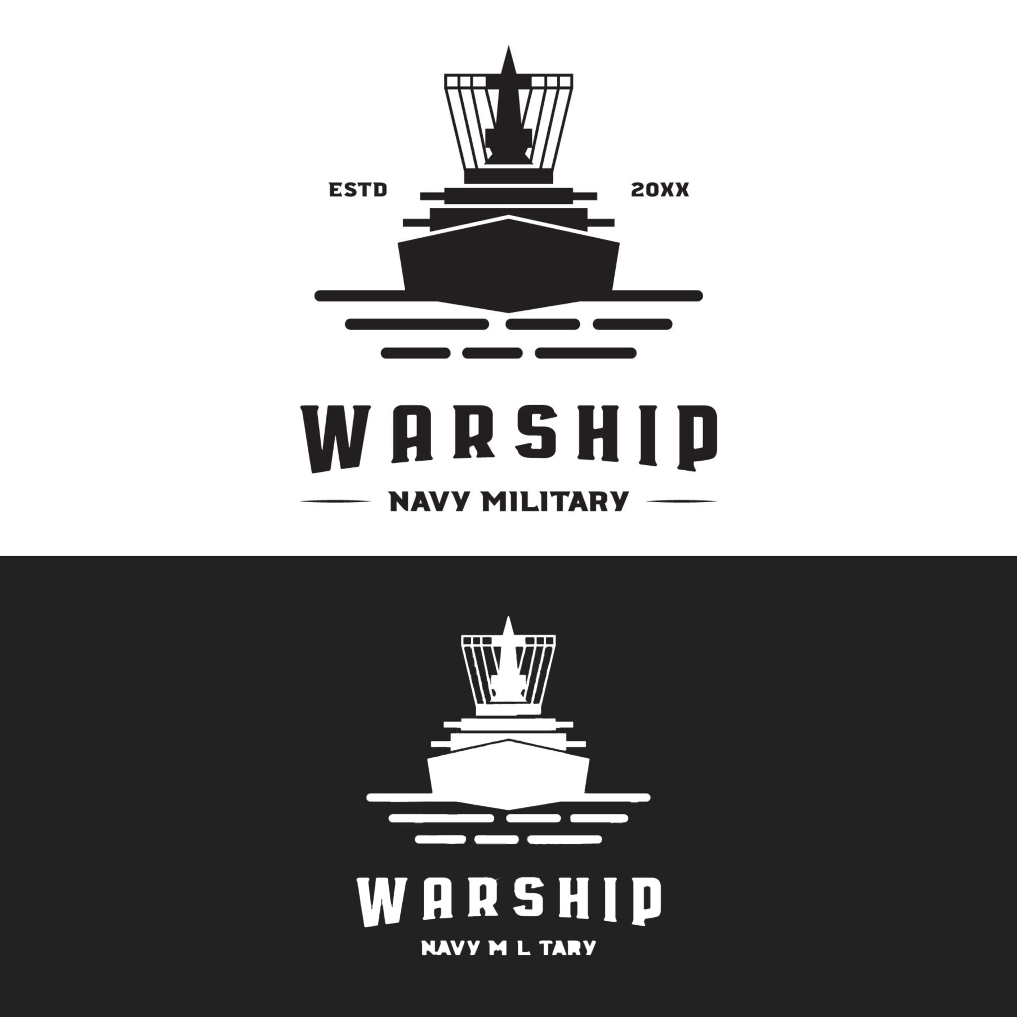 War Ship Logo – MasterBundles