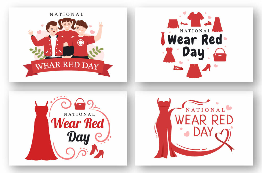12 National Wear Red Day Illustration - MasterBundles