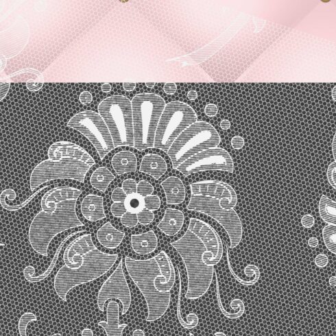 White Floral Lace Overlays | Master Bundles