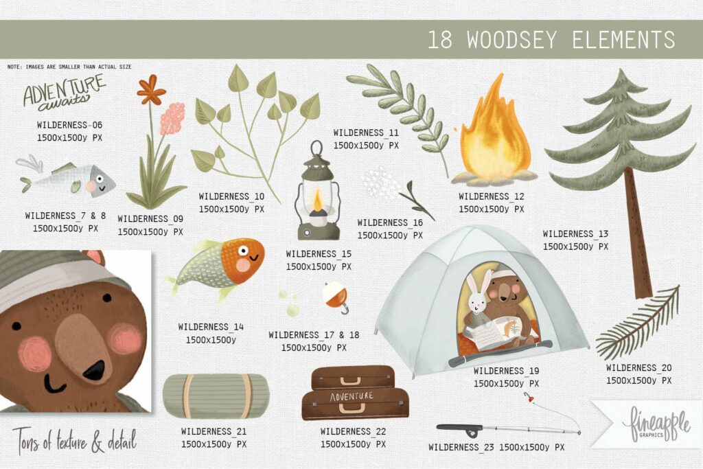 Wilderness Camping Collection – MasterBundles