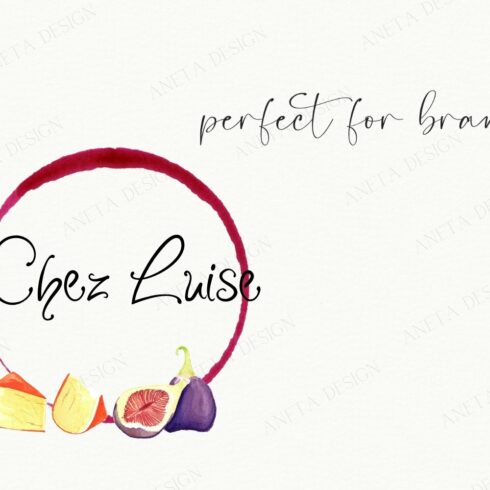 Wine & Cheese Watercolor Clipart, Wine Glasses Clipart | Master Bundles