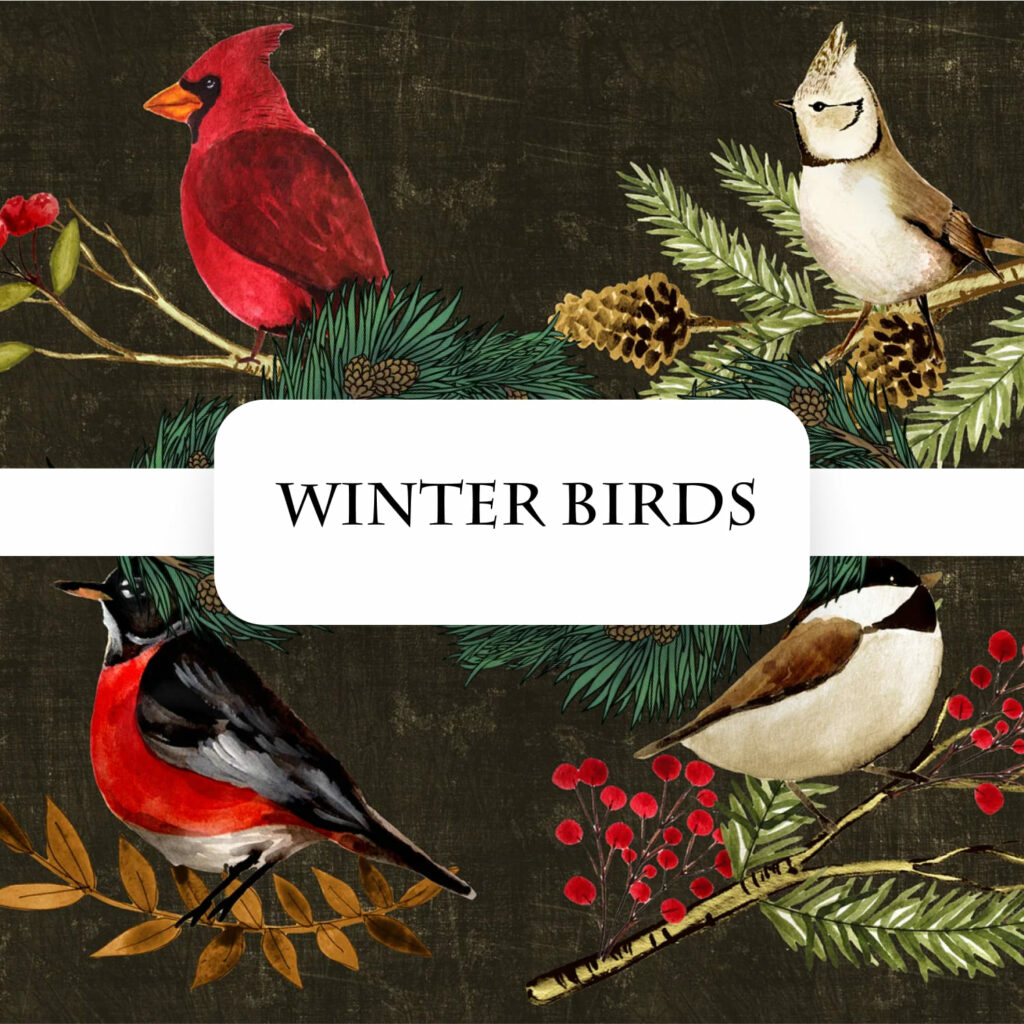 Winter Birds Illustrations – MasterBundles