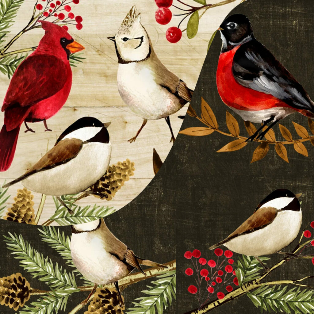 Winter Birds Illustrations – MasterBundles