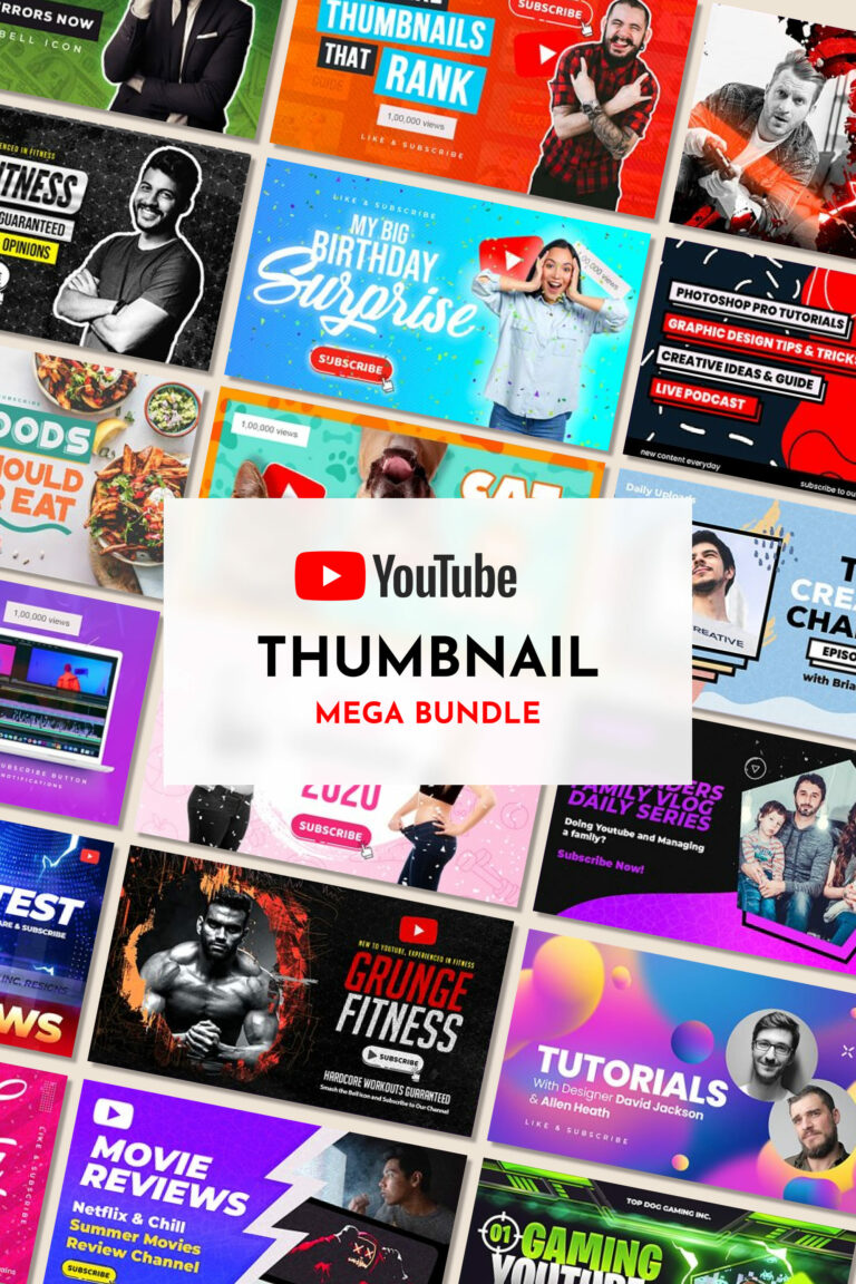 Youtube Thumbnail Mega Bundle – MasterBundles