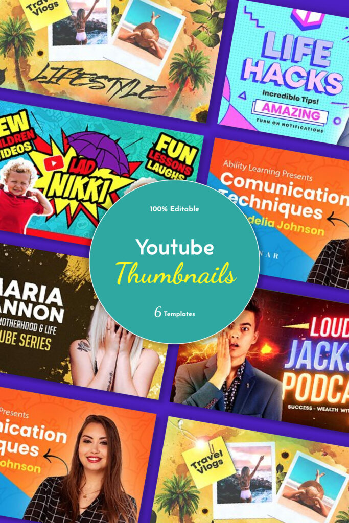 Youtube Thumbnails Set 8 – MasterBundles