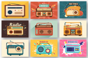 23 Radio Player Style Illustration | MasterBundles